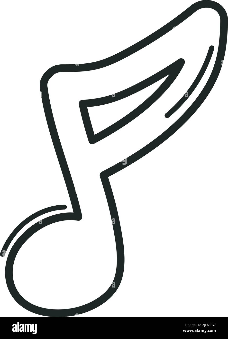 musical note doodle Stock Vector Image & Art - Alamy