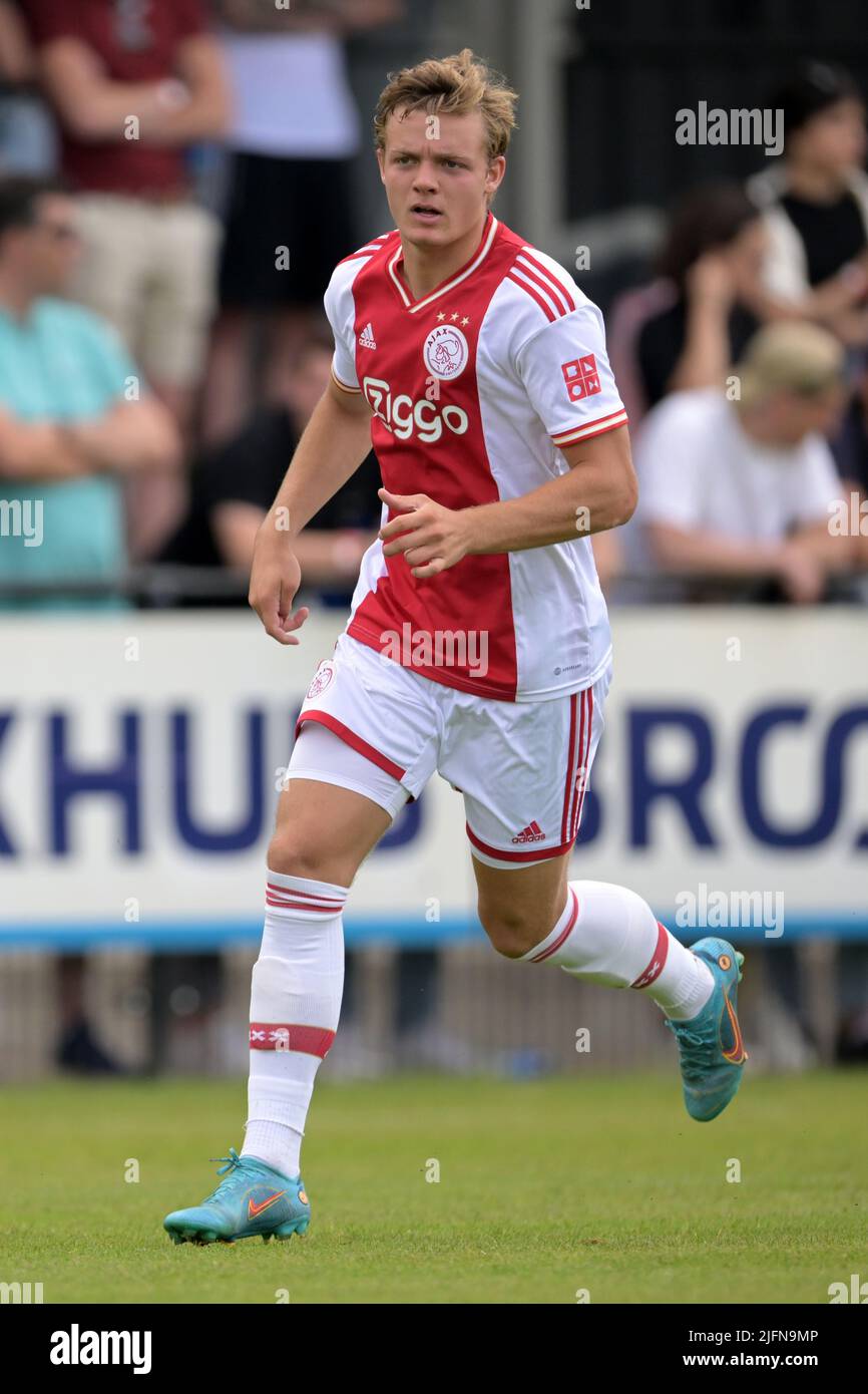 OLDENZAAL - Christian Rasmussen of Ajax during the friendly match ...