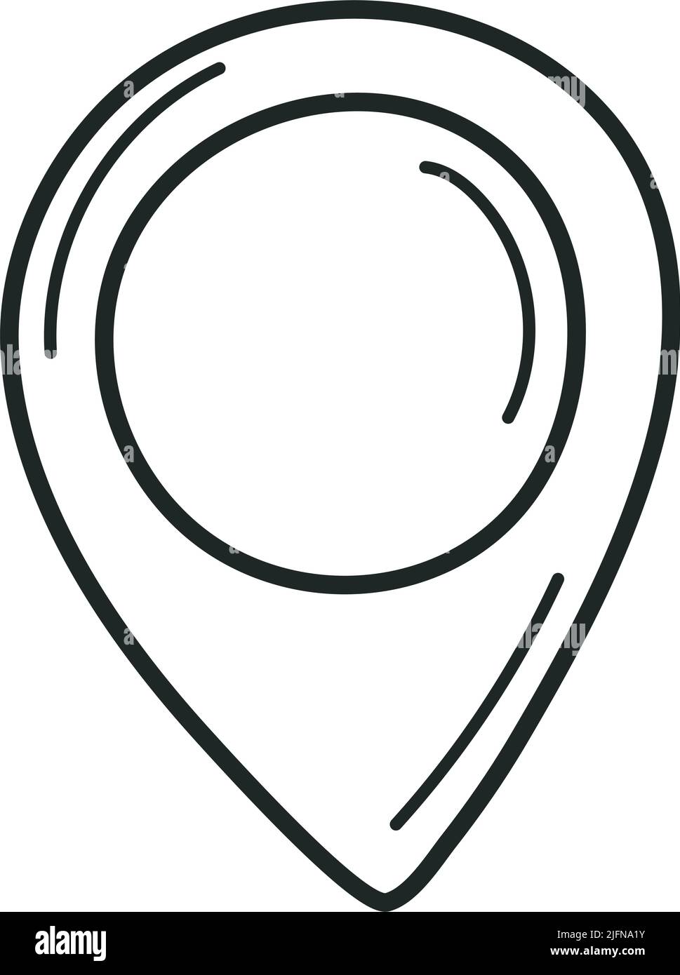 navigation pointer doodle Stock Vector Image & Art - Alamy