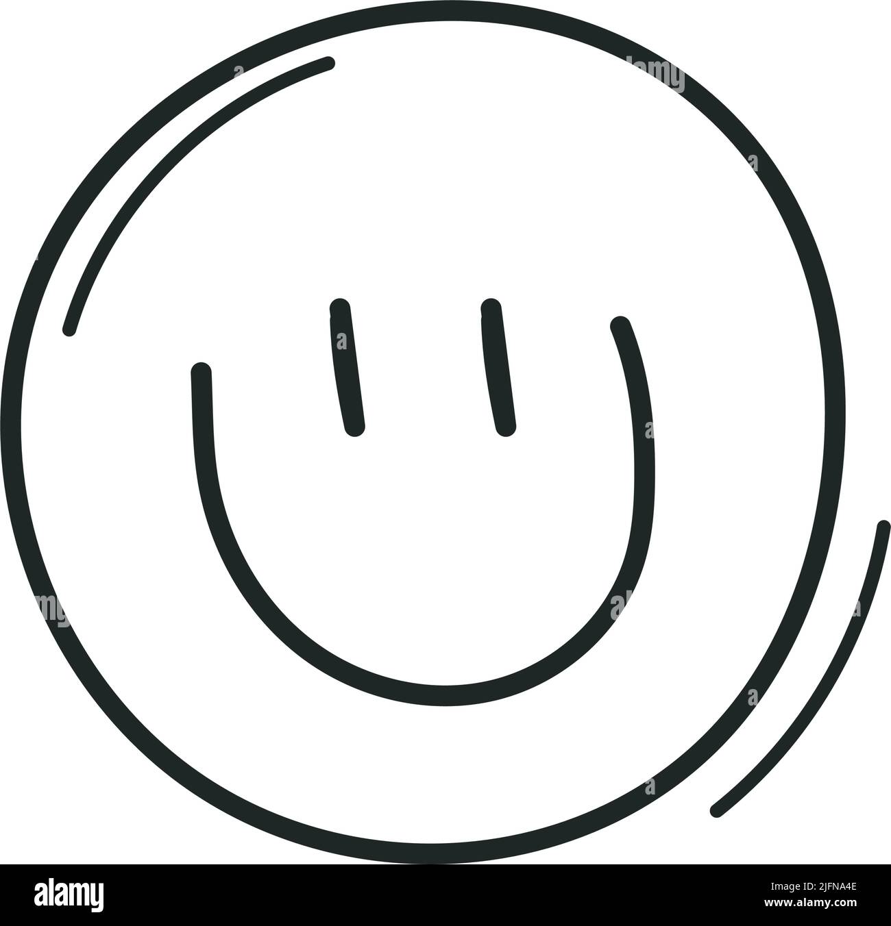 happy emoji doodle Stock Vector Image & Art - Alamy