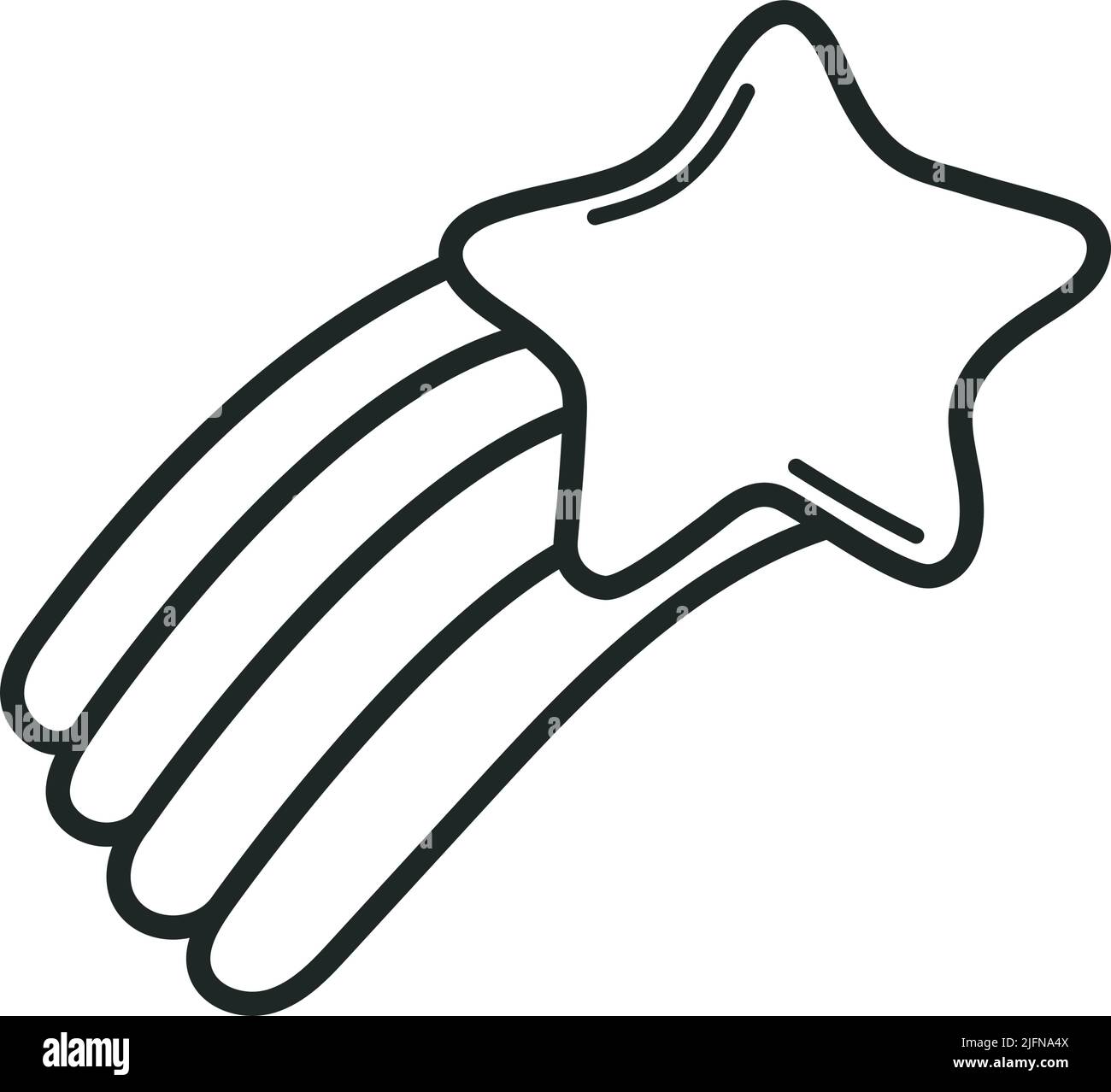 shooting star doodle Stock Vector Image & Art - Alamy