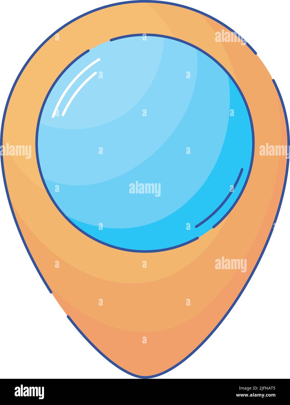 navigation pin icon Stock Vector Image & Art - Alamy