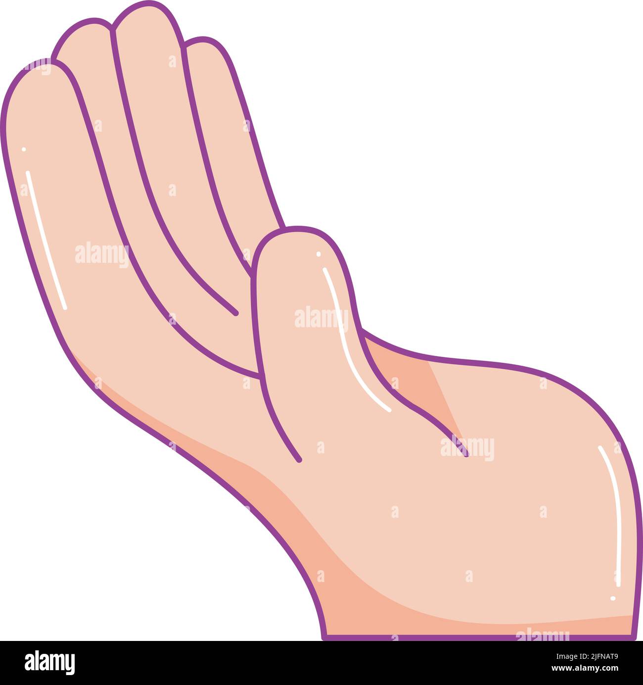 hand help gesture Stock Vector Image & Art - Alamy