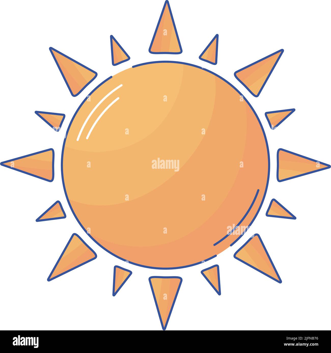 sun summer cartoon Stock Vector Image & Art - Alamy