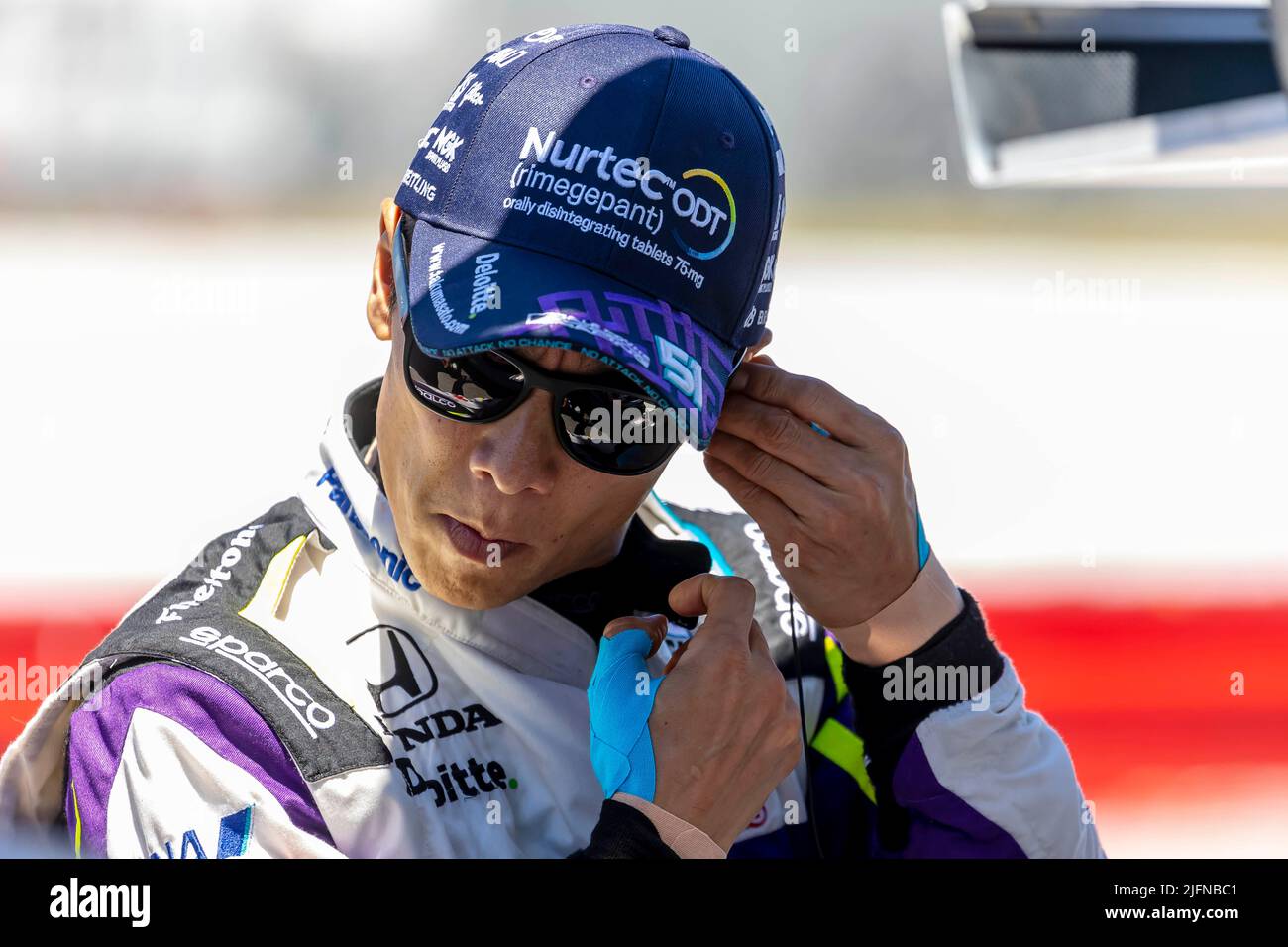 Lexington, OH, USA. 2nd July, 2022. TAKUMA SATO (51) of Tokyo, Japan ...