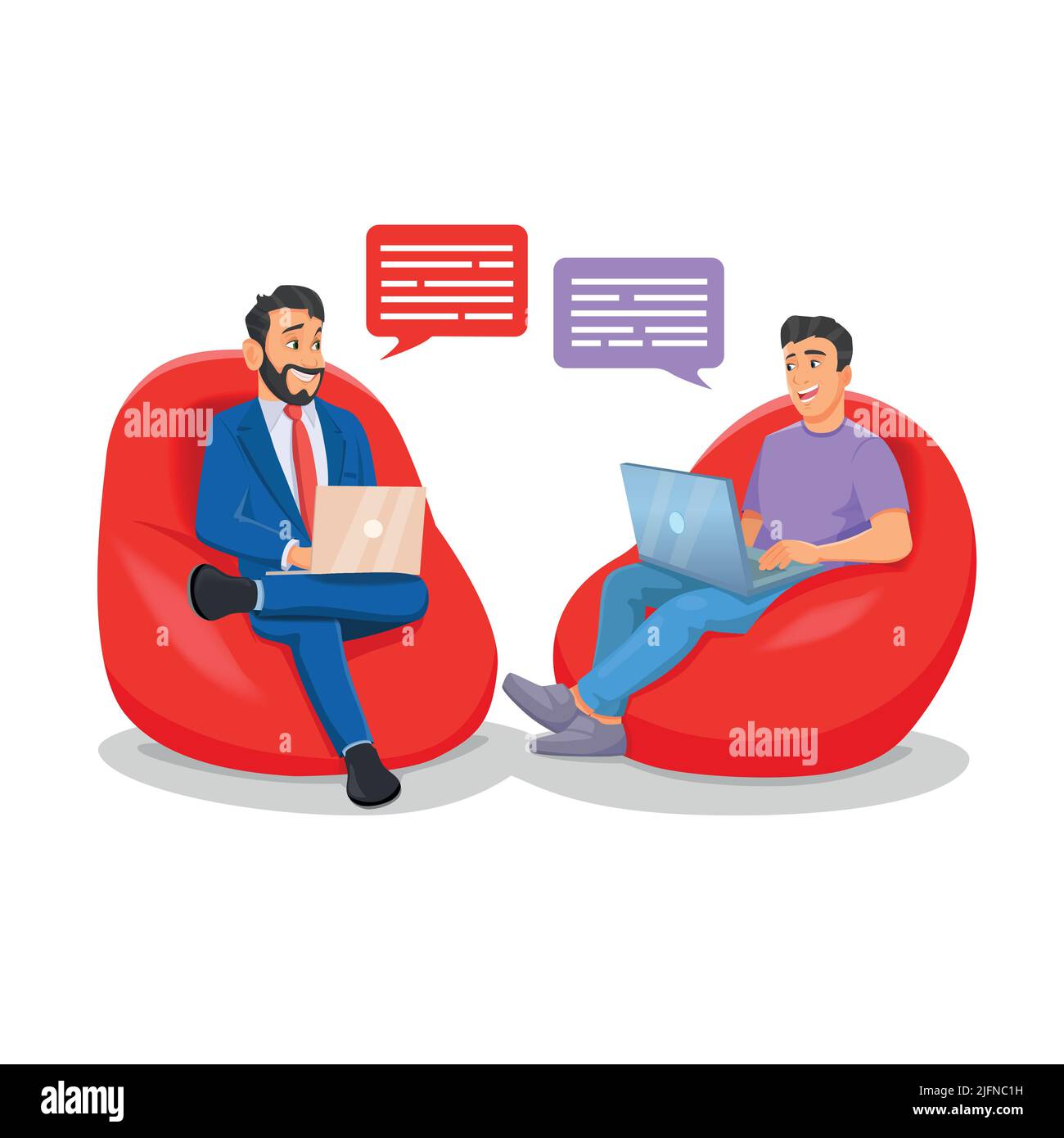 Business worker typing on Stock Vector Images - Alamy