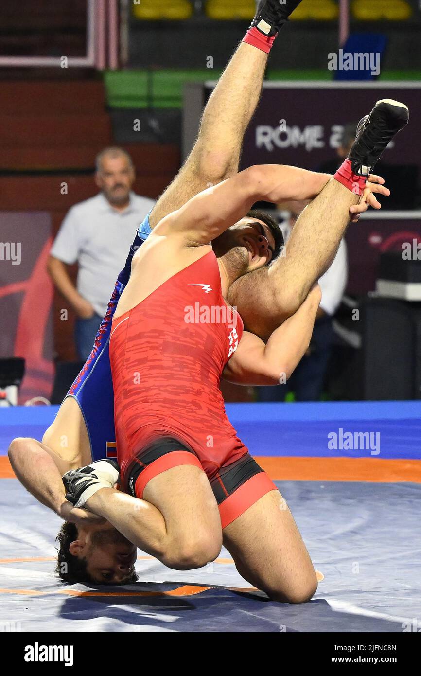 Rome, Italy. 03rd July, 2022. Lyova GEVORGYAN (ARM) vs Merab ...