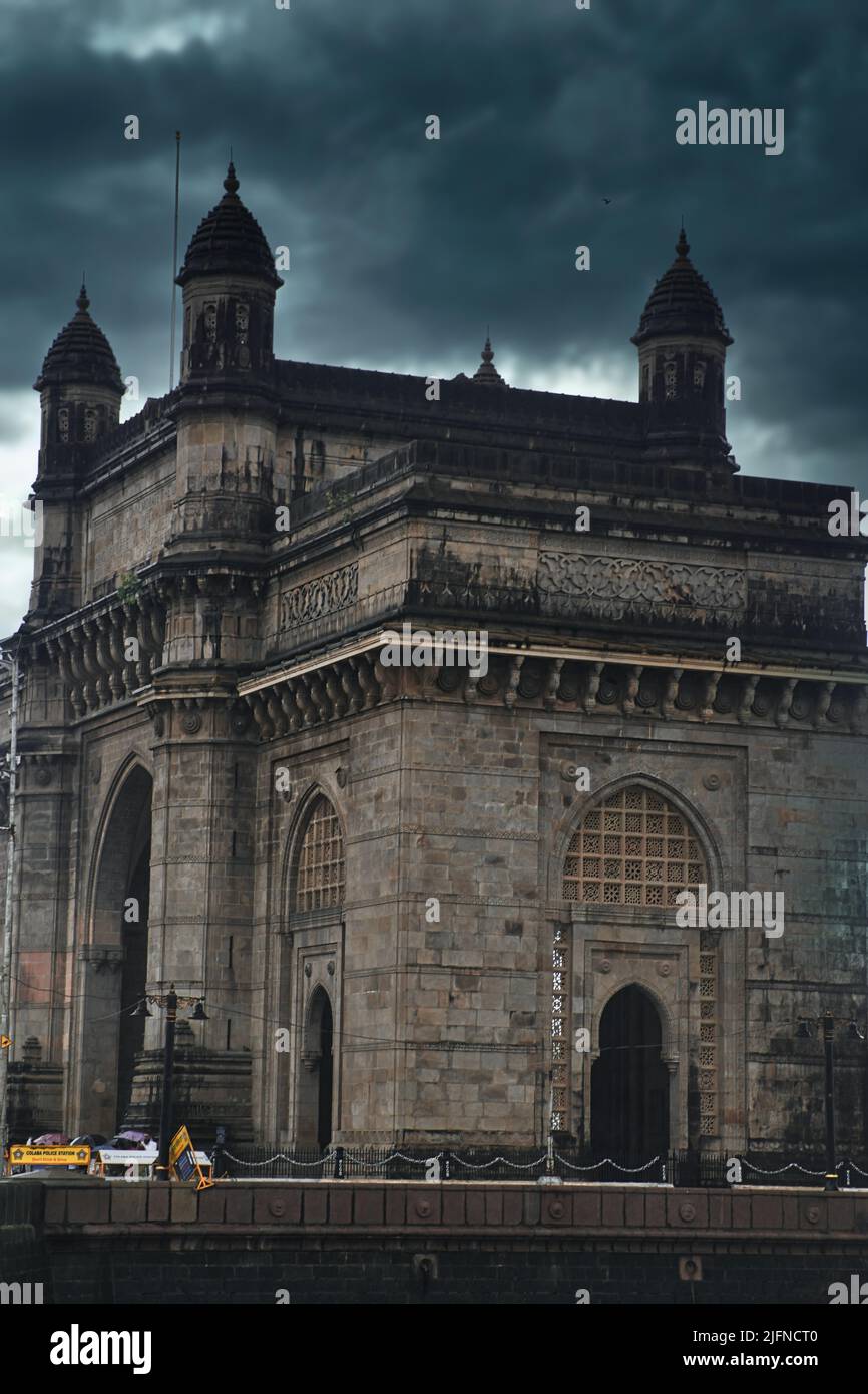 A vertical shot of the Gateway of India Stock Photo - Alamy