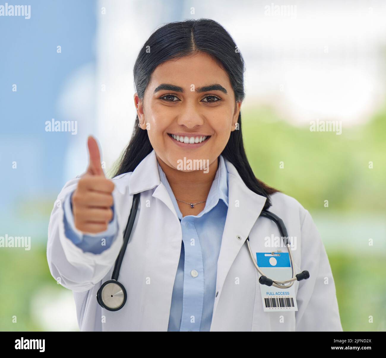 Happy joyful female doctor hi-res stock photography and images - Alamy