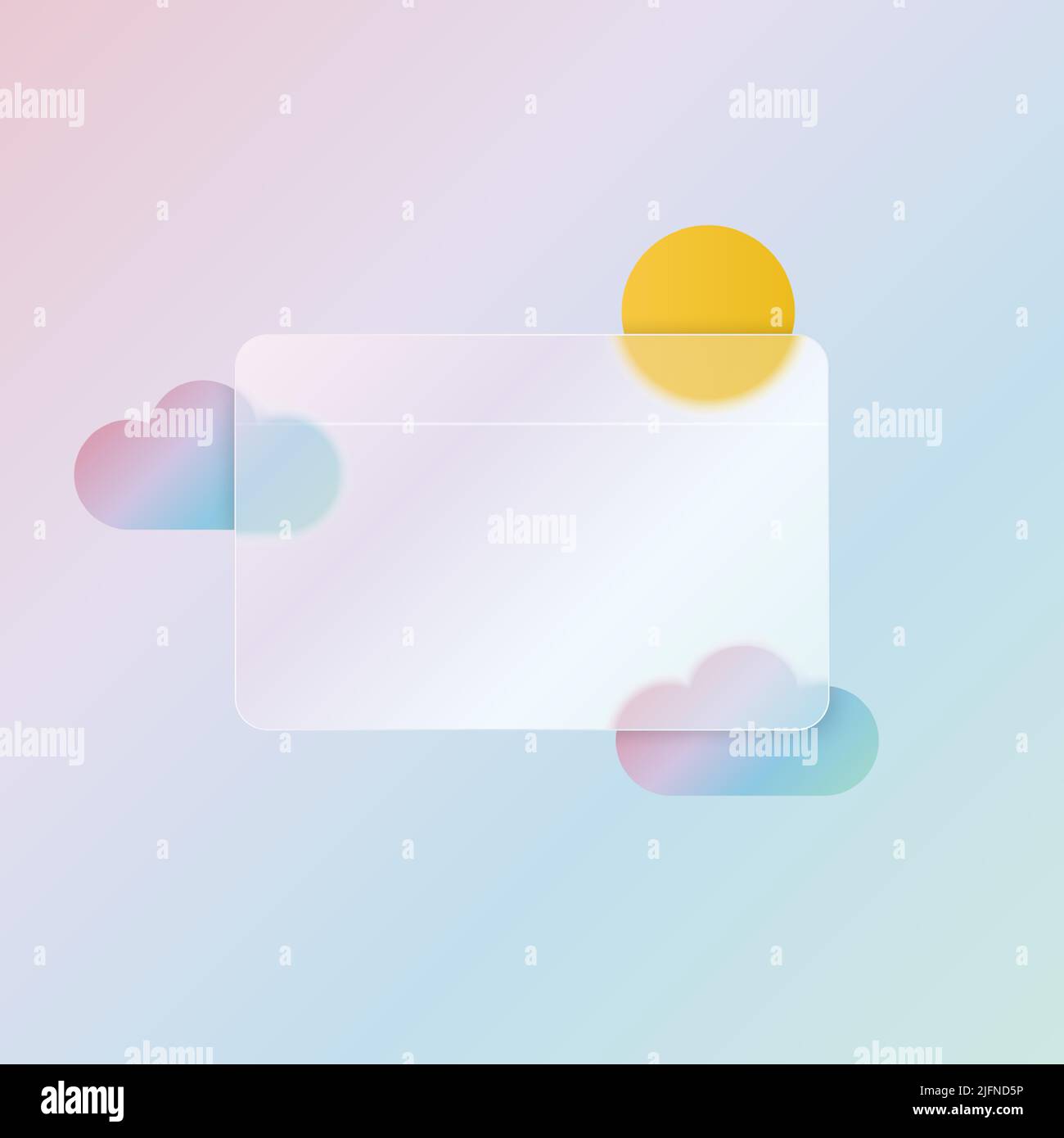 Daily reminder post for social network. Vector Illustration Stock ...