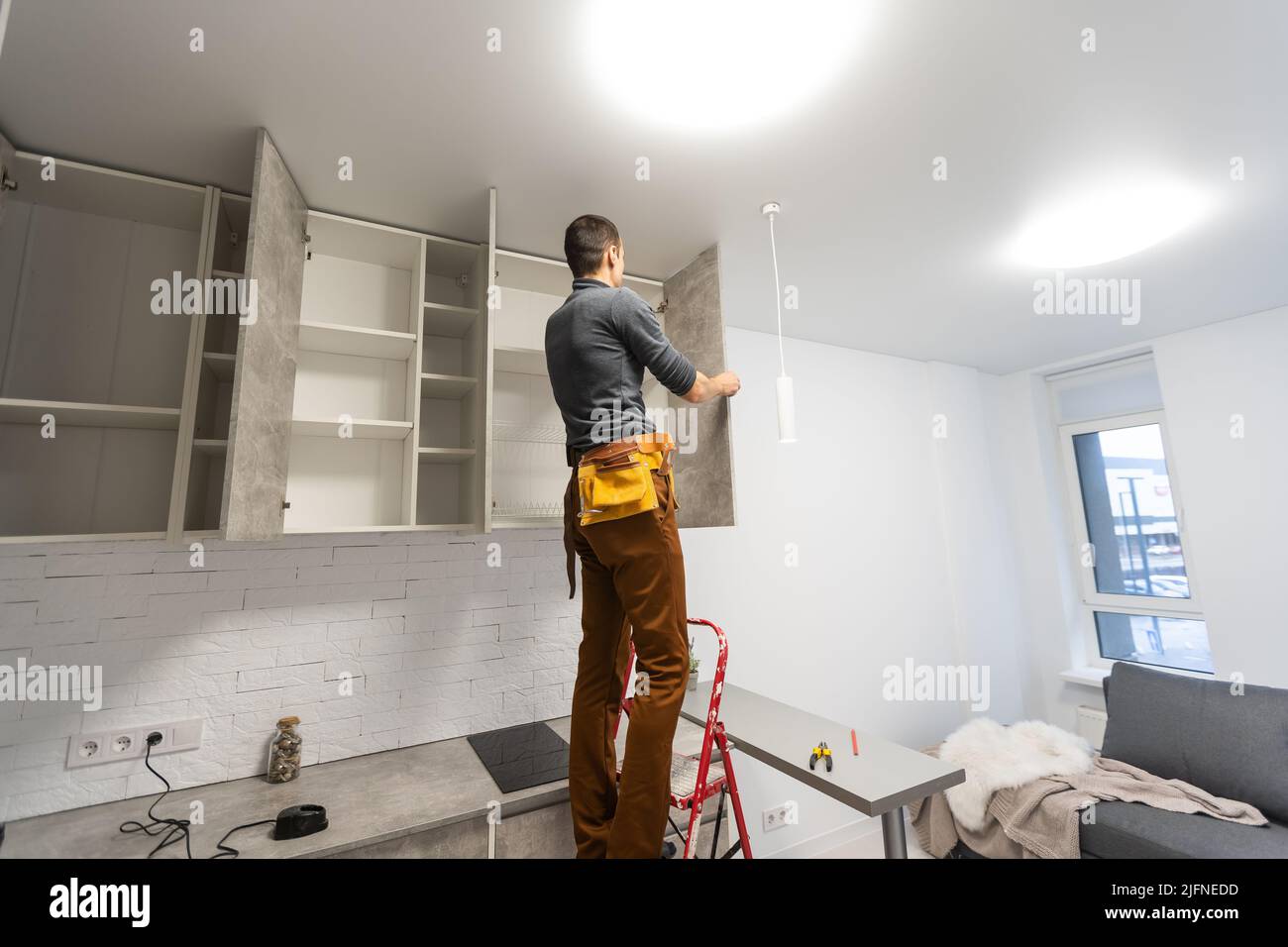 Man documentation in apartment hi-res stock photography and images - Alamy