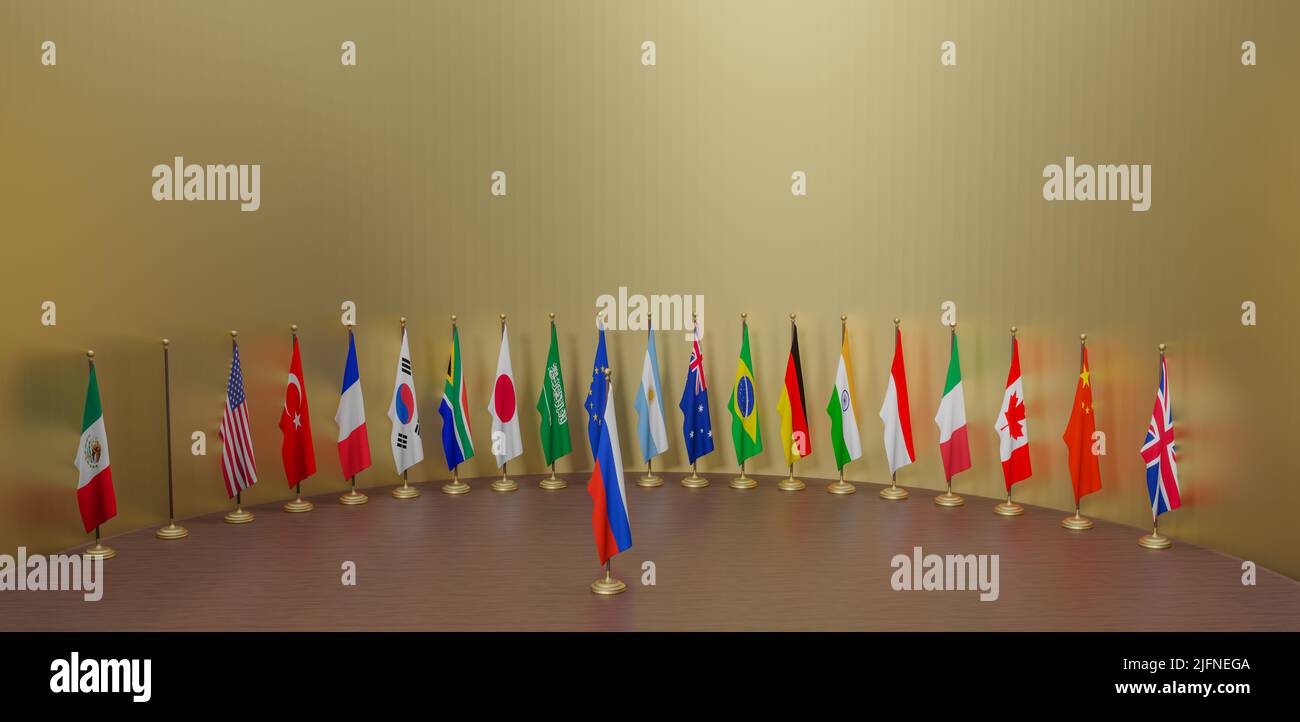 G20 summit, Concept of the G20 summit or meeting, list of countries G20 ...