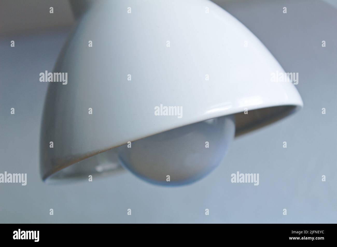 white light bulb shade closeup Stock Photo - Alamy