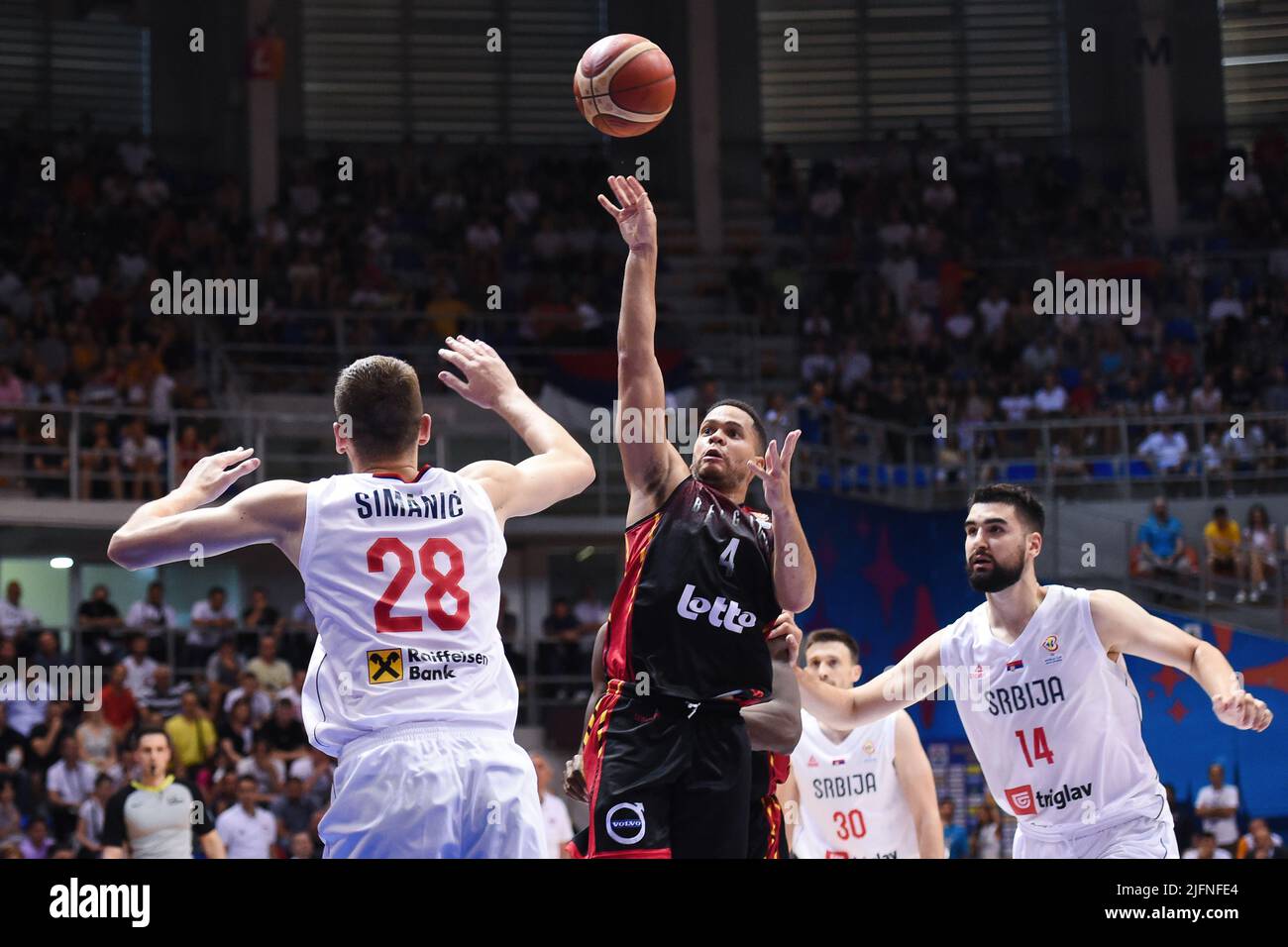 Nis, Serbia, 04/07/2022, Belgium's Emmanuel Lecomte pictured in action ...