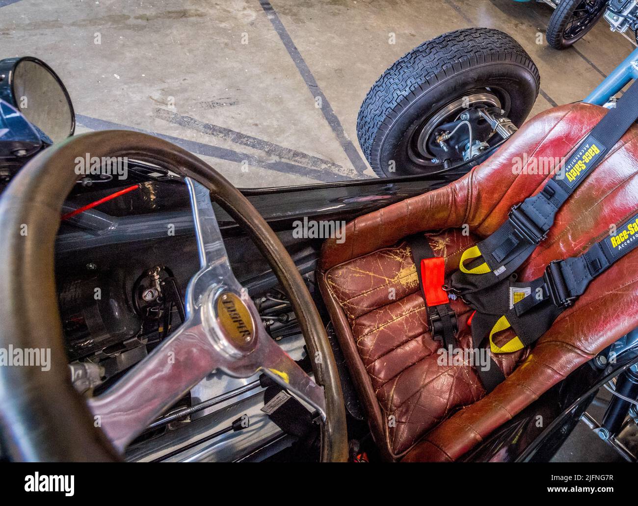 Brown leather single seater Cooper T23, formally called the Cooper Mk ...