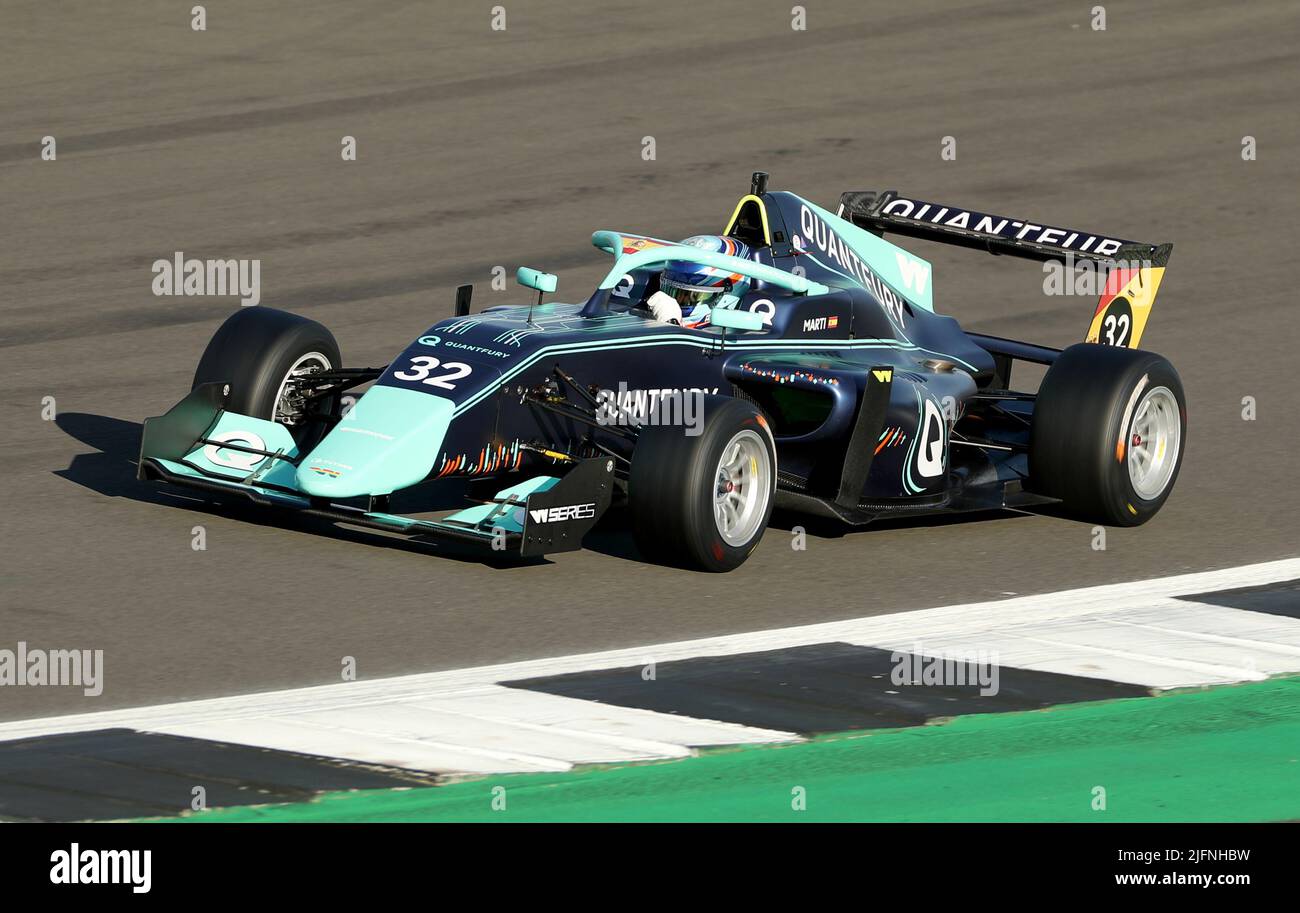 Quantfury’s Nerea Marti during the W series qualifying session ahead of ...