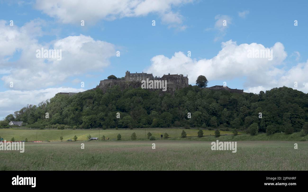 Stirling castle view from the road,Scotland Stock Photo - Alamy