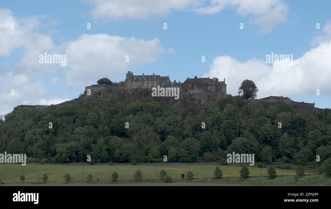 Stirling castle view from the road,Scotland Stock Photo - Alamy