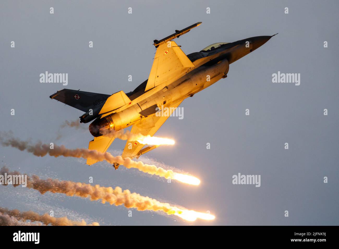 Sliac, Slovakia - September 2, 2018: Military fighter jet plane at air ...