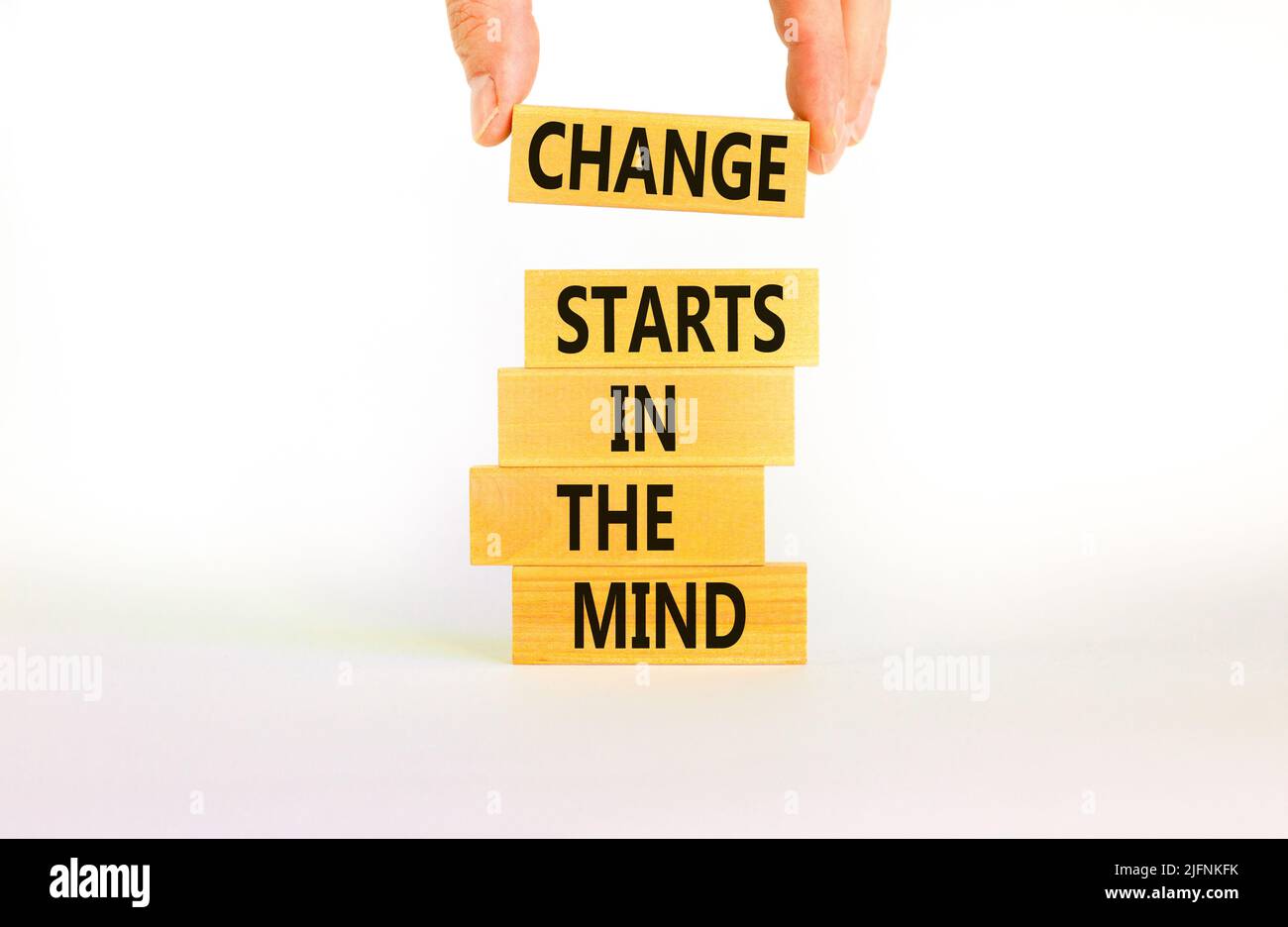 Change starts in the mind symbol. Concept words Change starts in the ...
