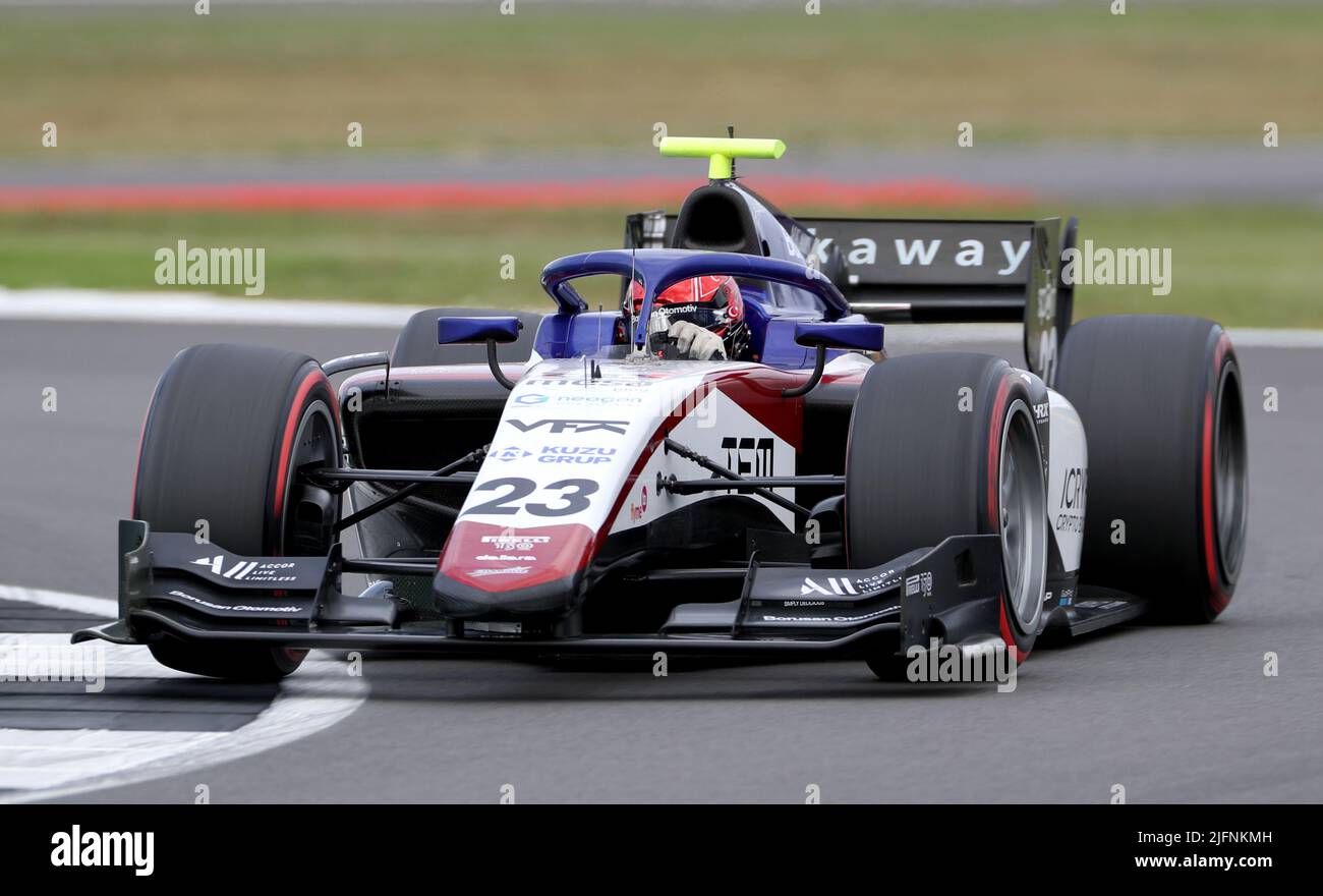 Prema Racing’s Cem Bolukbasi during F2 qualifying ahead of the British ...