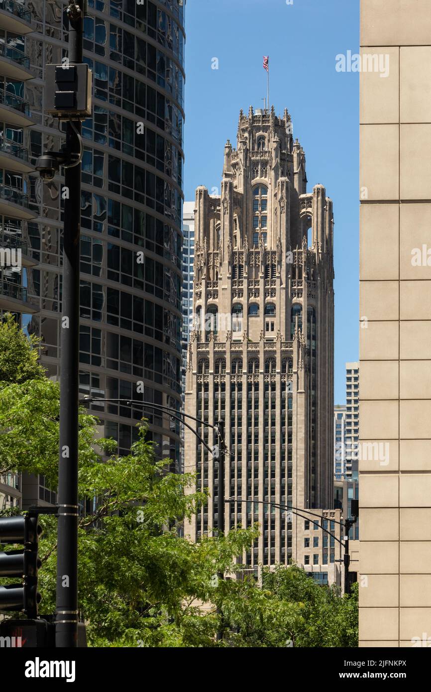 Chicago illinois usa block hi-res stock photography and images - Alamy