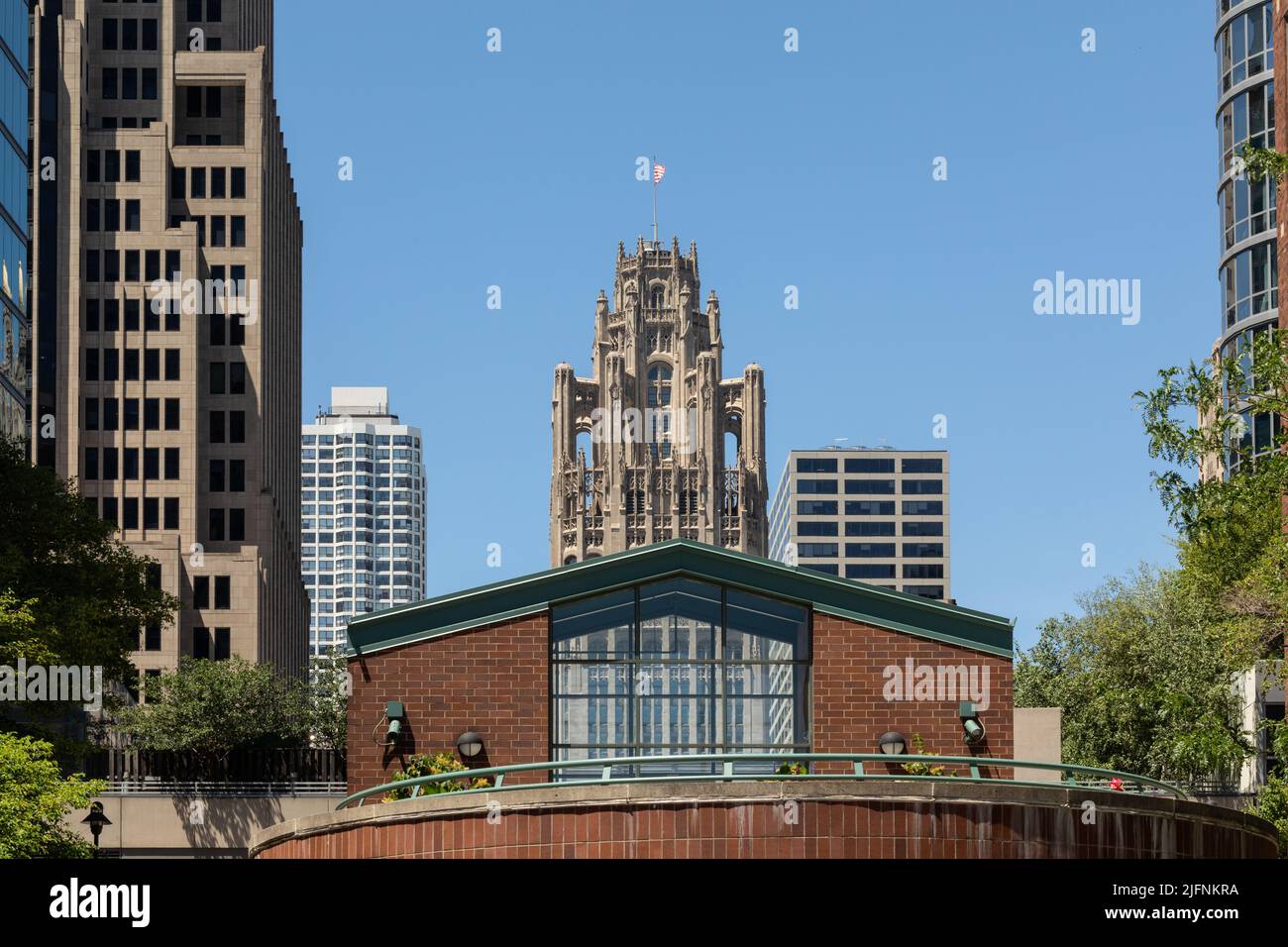 Chicago illinois usa block hi-res stock photography and images - Alamy