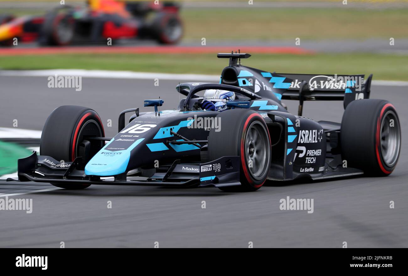 Dams’ Roy Nissany during F2 qualifying ahead of the British Grand Prix ...