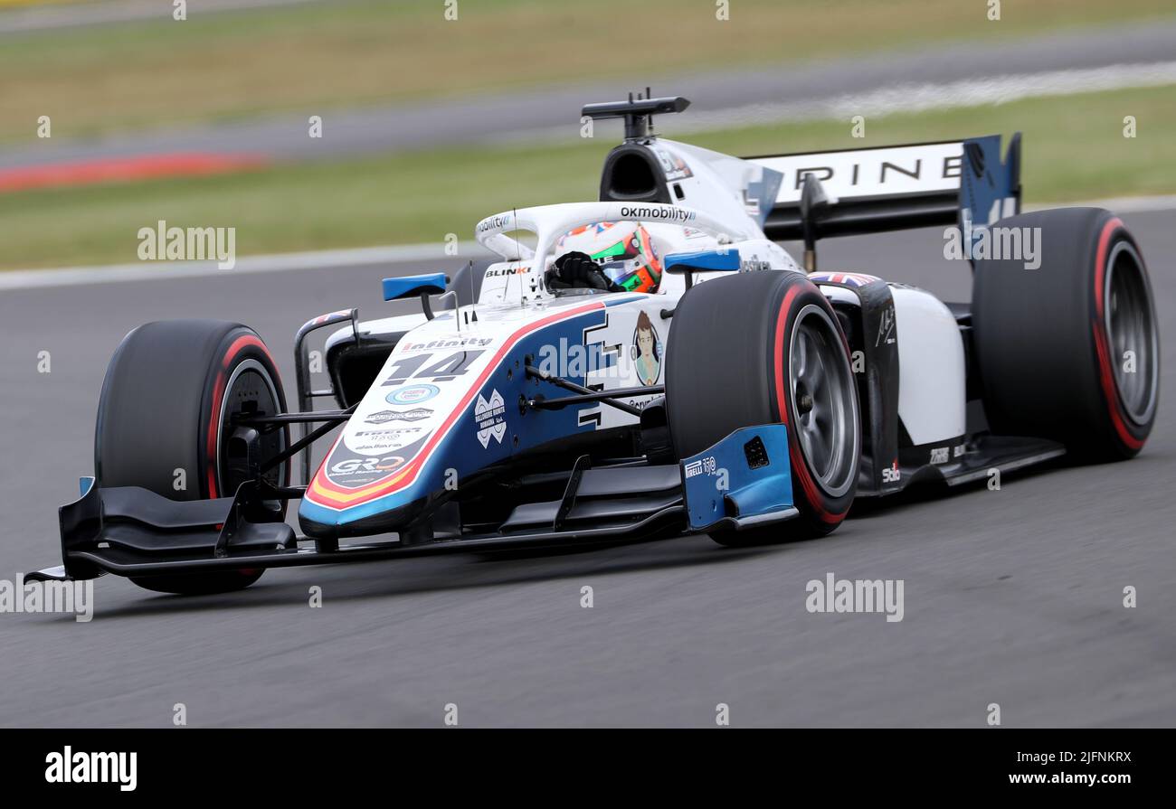 Campos Racing’s Olli Caldwell during F2 qualifying ahead of the British ...