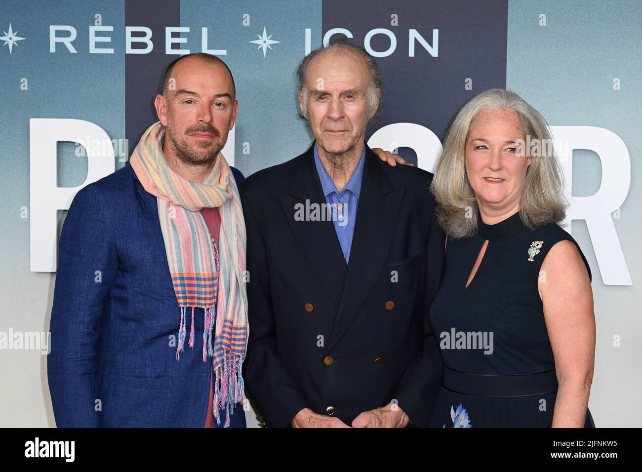 July 4th, 2022. London, UK. Director Matthew Dyas, Sir Ranulph Fiennes ...