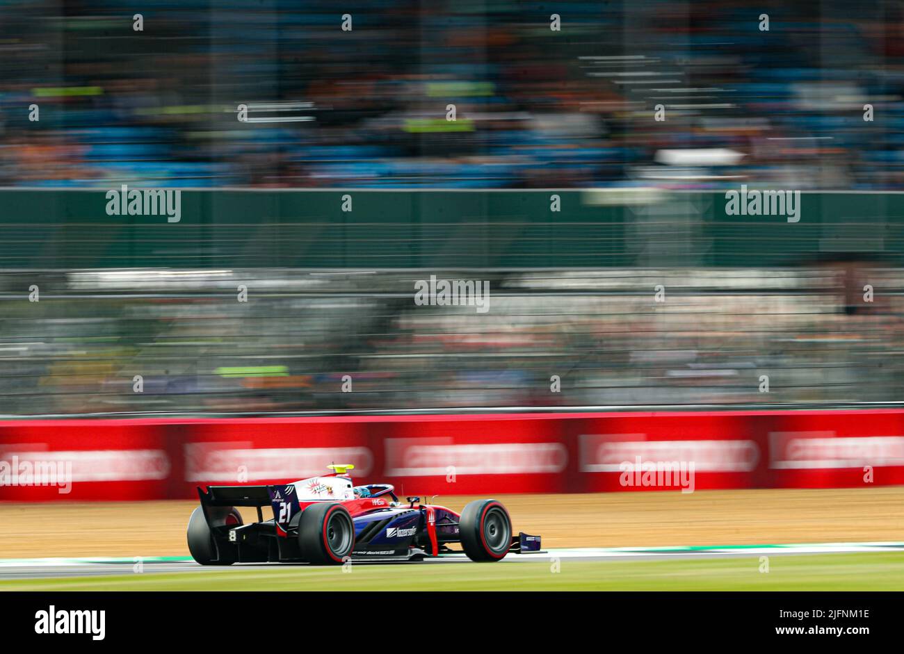 Trident’s Calan Williams during F2 qualifying ahead of the British ...