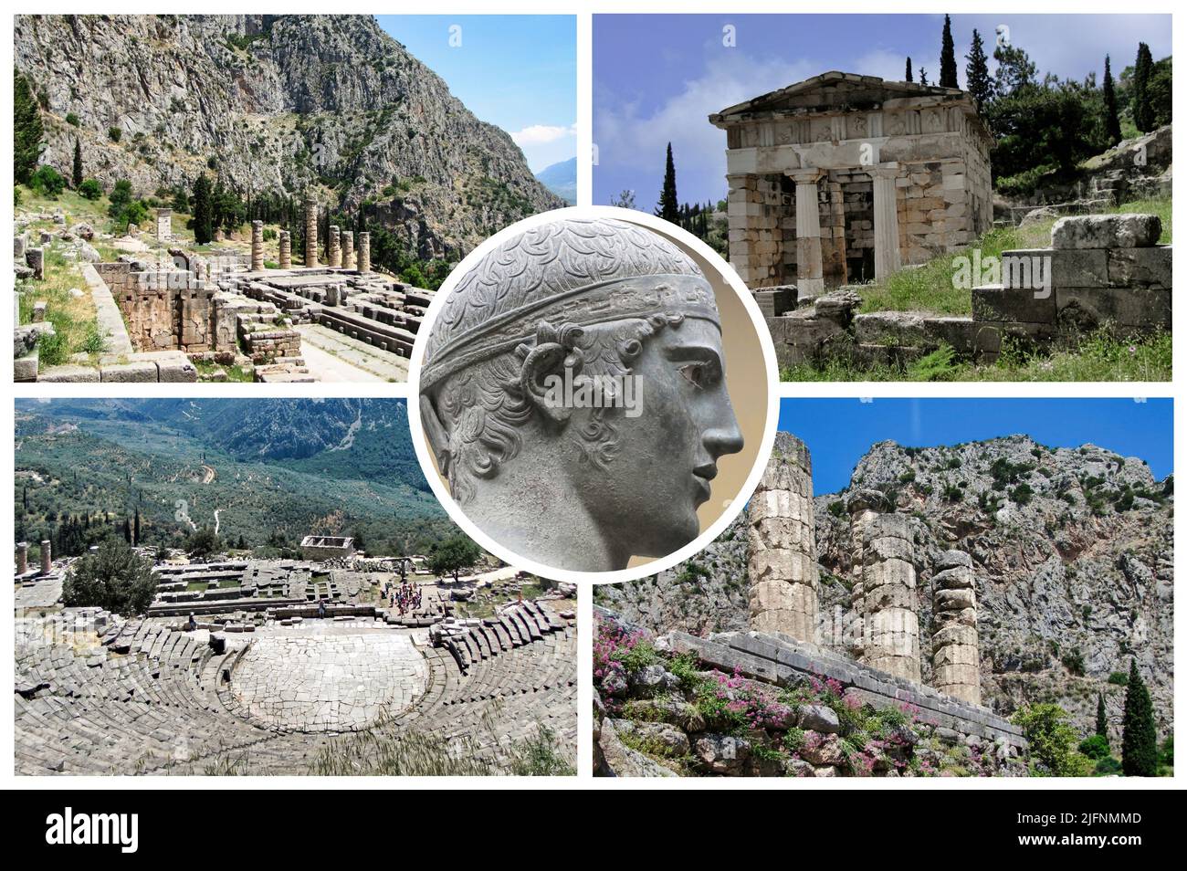 Delphi amphitheatre Cut Out Stock Images & Pictures - Alamy