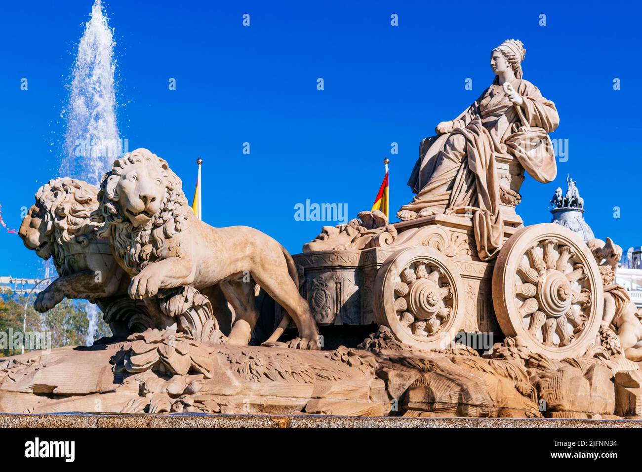 The Fountain of Cybele, Fuente de Cibeles, or simply, La Cibeles, is a ...