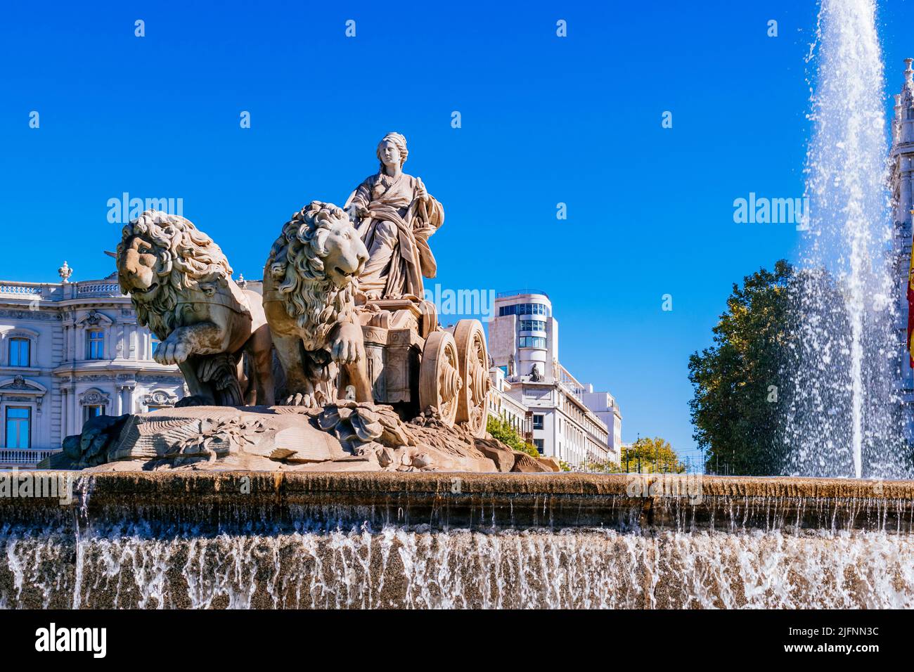 The Fountain of Cybele, Fuente de Cibeles, or simply, La Cibeles, is a ...
