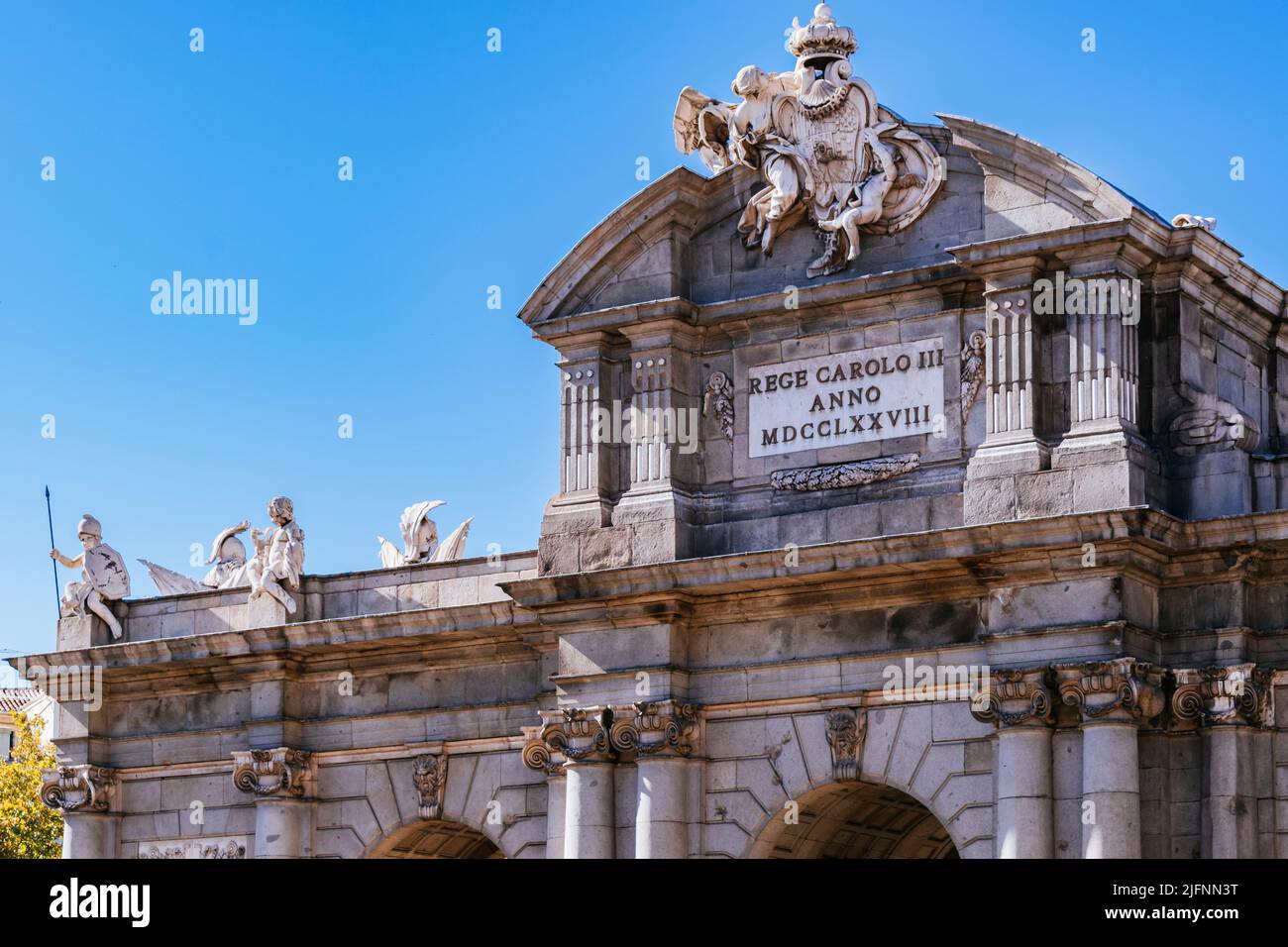 The Puerta de Alcalá is one of the five old royal gates that gave ...