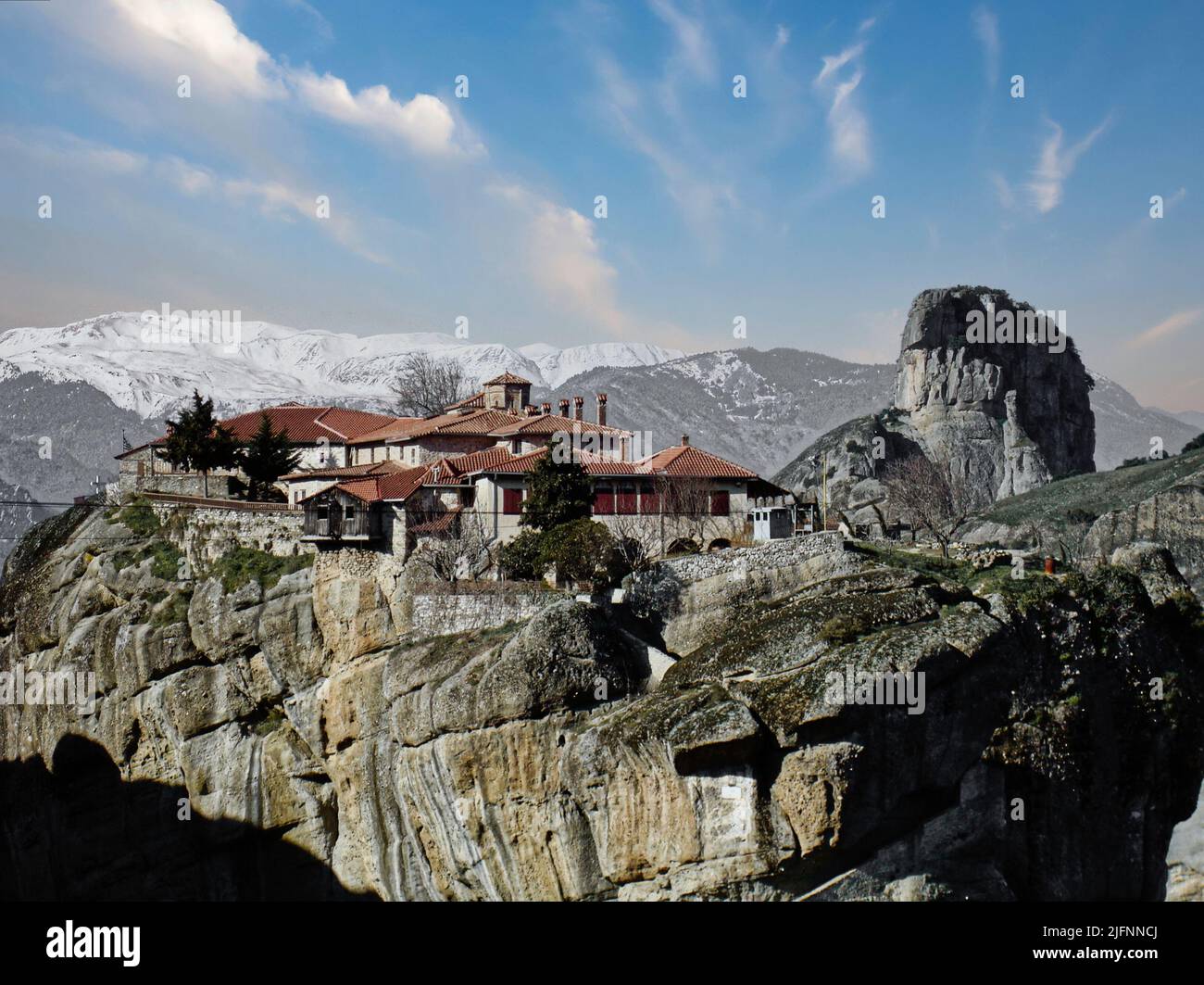 Meteora rock church hi-res stock photography and images - Alamy