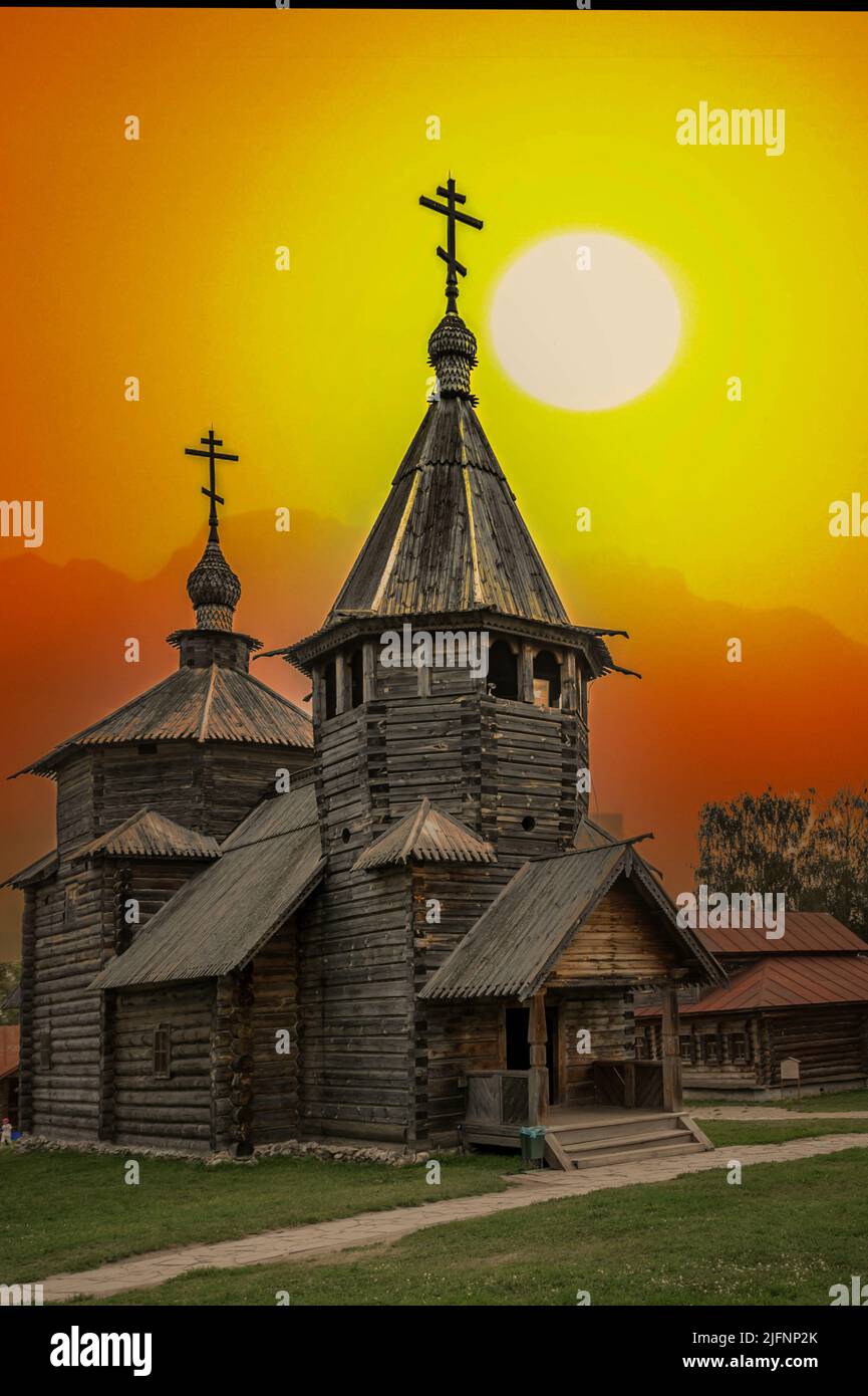 The Suzdal Museum of Wooden Architecture is the reconstruction of a ...