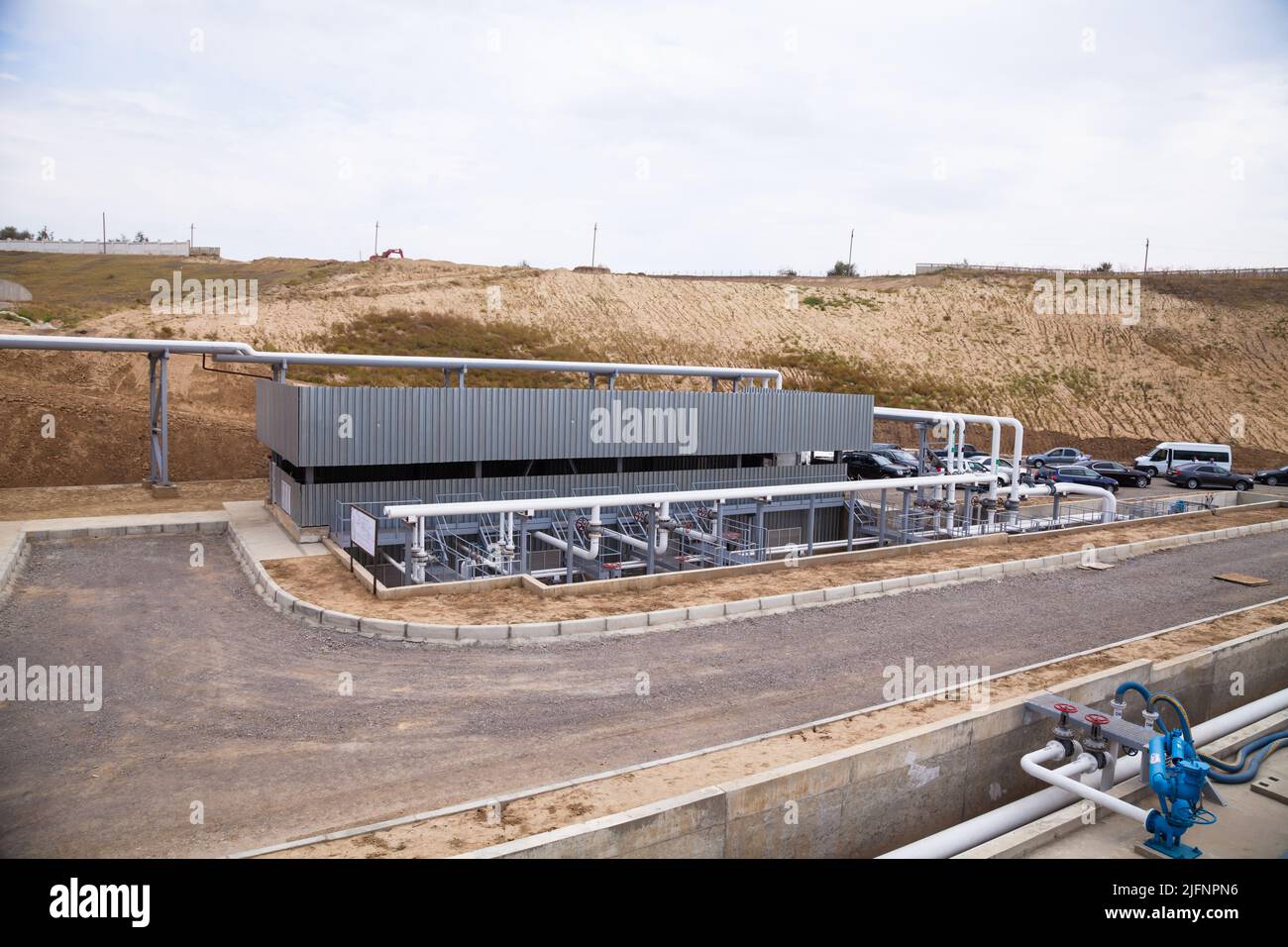 Giurgiulesti, MOLDOVA – September 5, 2022: Oil products terminal at the ...