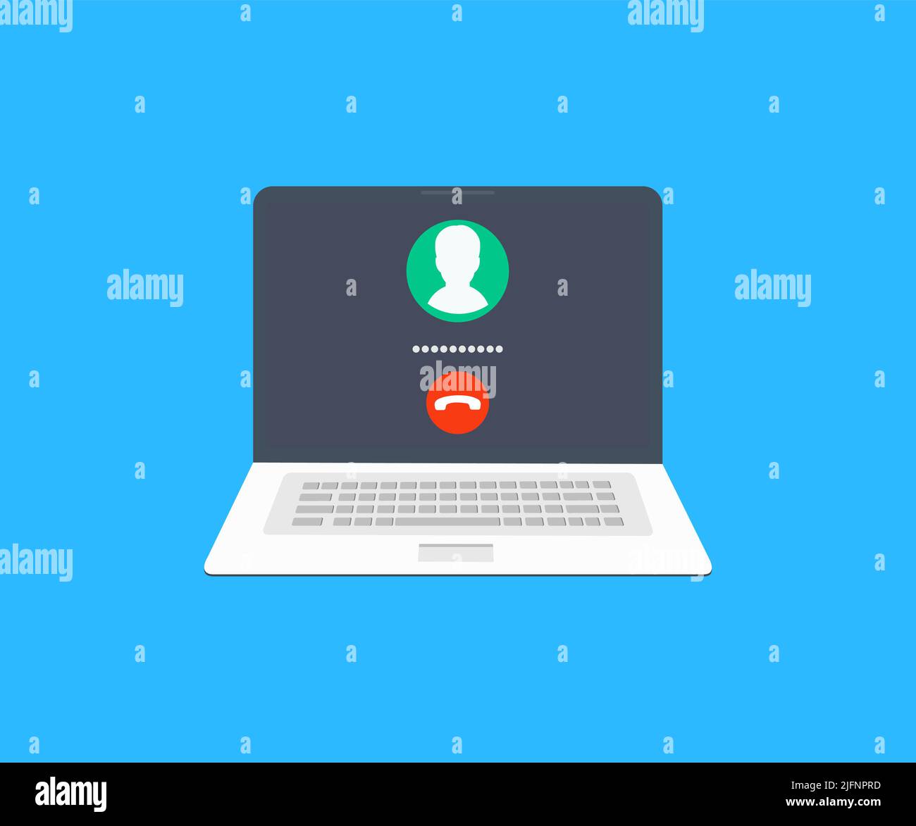 laptop for video call, Call screen Laptop interface logo design ...