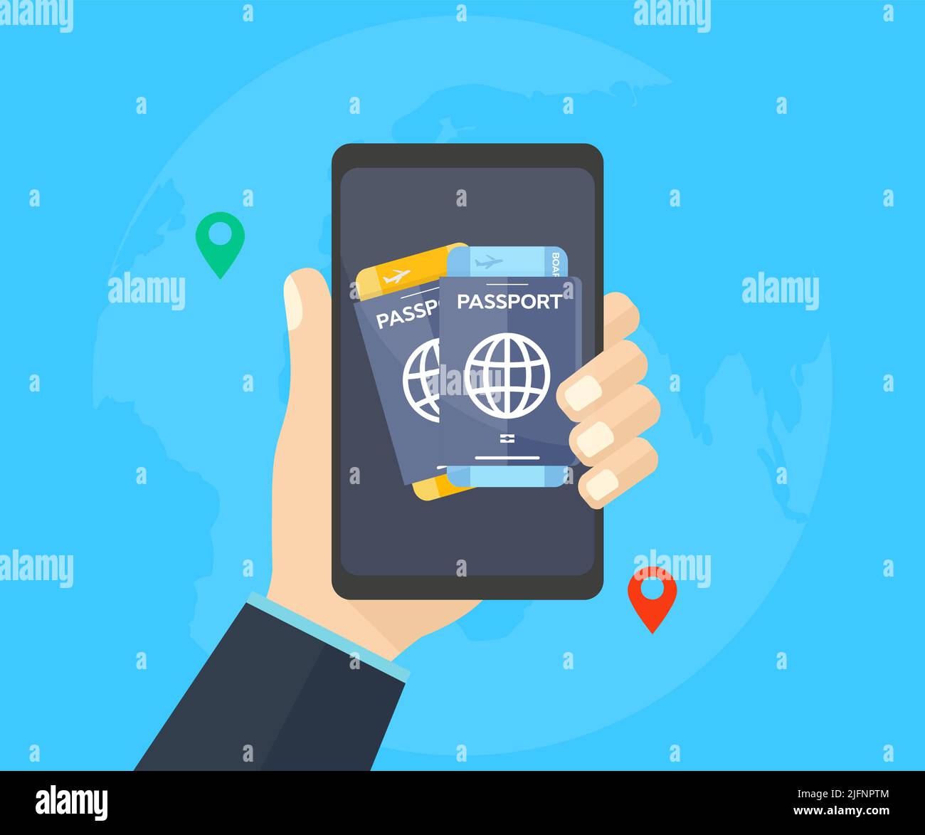 Journey telephone Stock Vector Images - Alamy