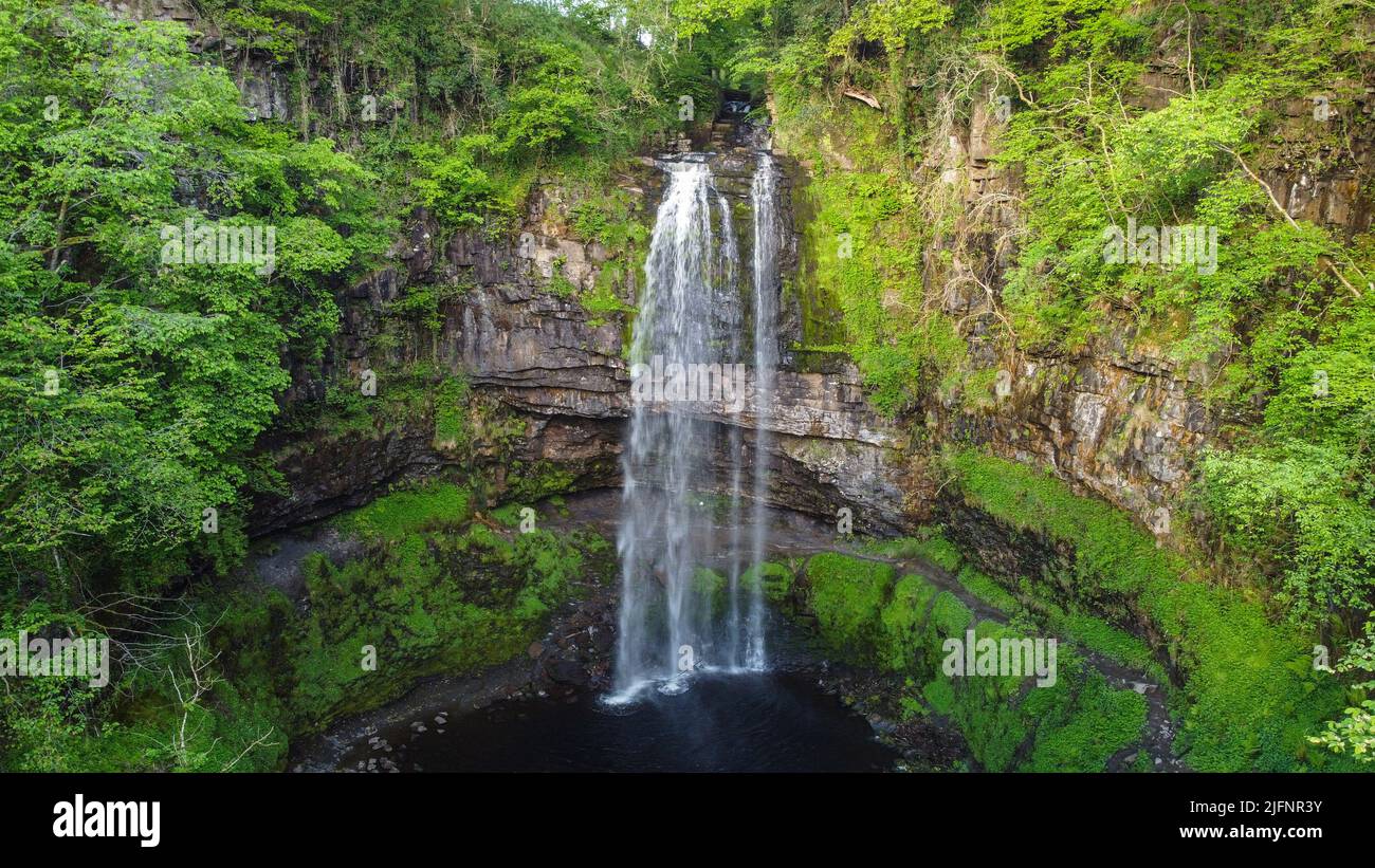 Brecon beacons waterfalls swim hi-res stock photography and images - Alamy