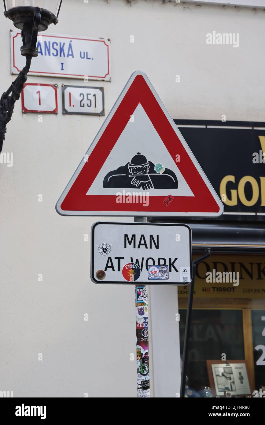 Manhole sign hi-res stock photography and images - Alamy