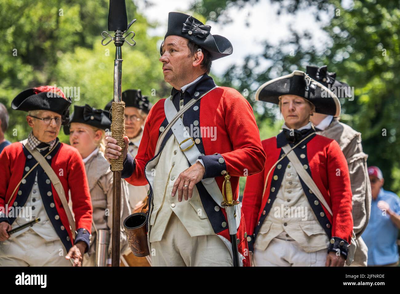 Revolutionary war musician reenactors hi-res stock photography and ...
