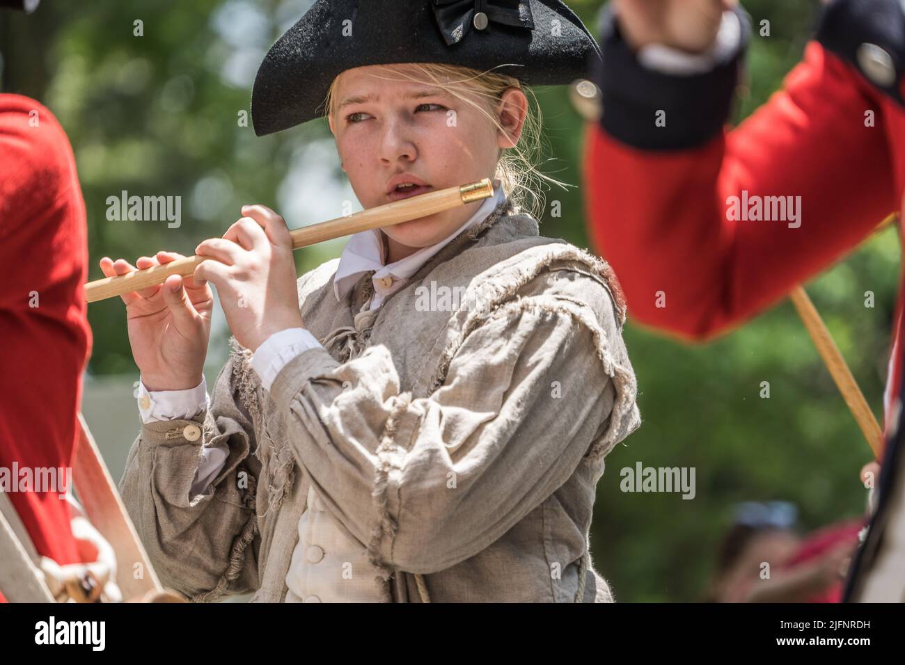 1776 musician reenactors hi-res stock photography and images - Alamy