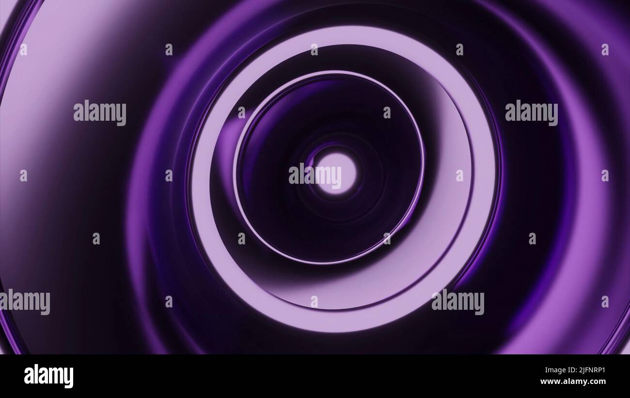 Moving 3d animation with hypnotic circles and illusion. Design. 3D ...