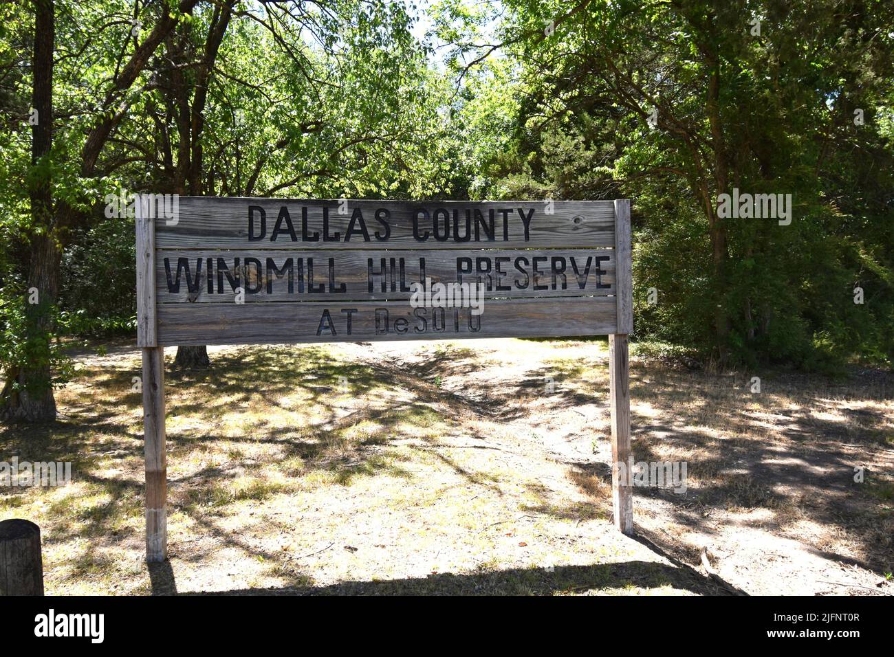 DeSoto, Texas. July 4, 2022. Windmill Hill Dallas County Nature ...