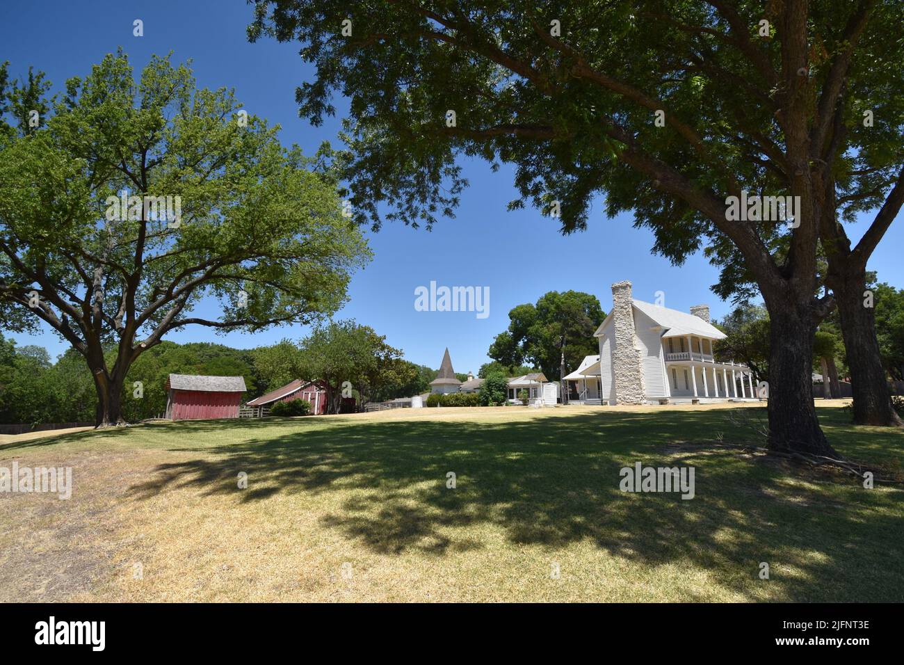DeSoto, Texas. July 4, 2022. Historic Nance Farm sits in a residential ...