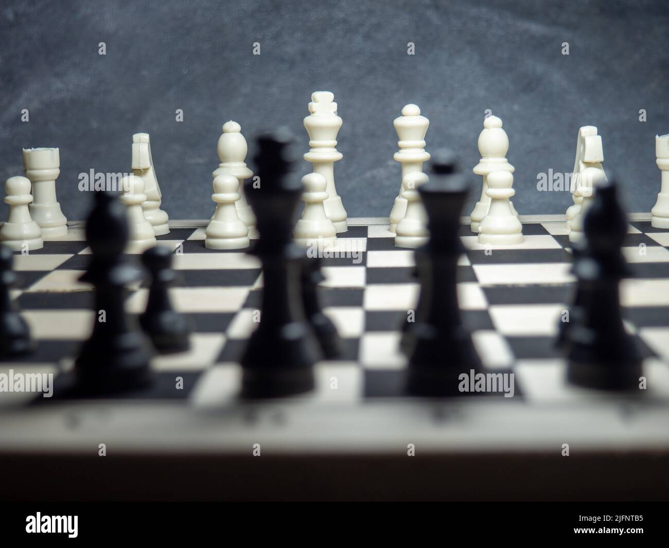 Chess. Chess pieces on the board. Board games. Counter strategy ...