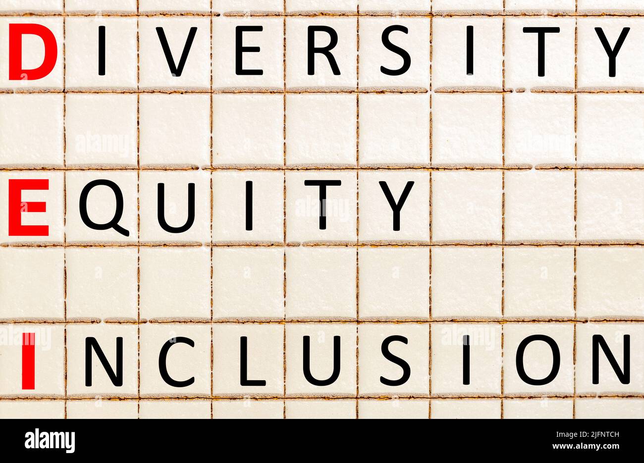 Inscription meaning ideas, DEI, Diversity, Equity and inclusion Stock ...