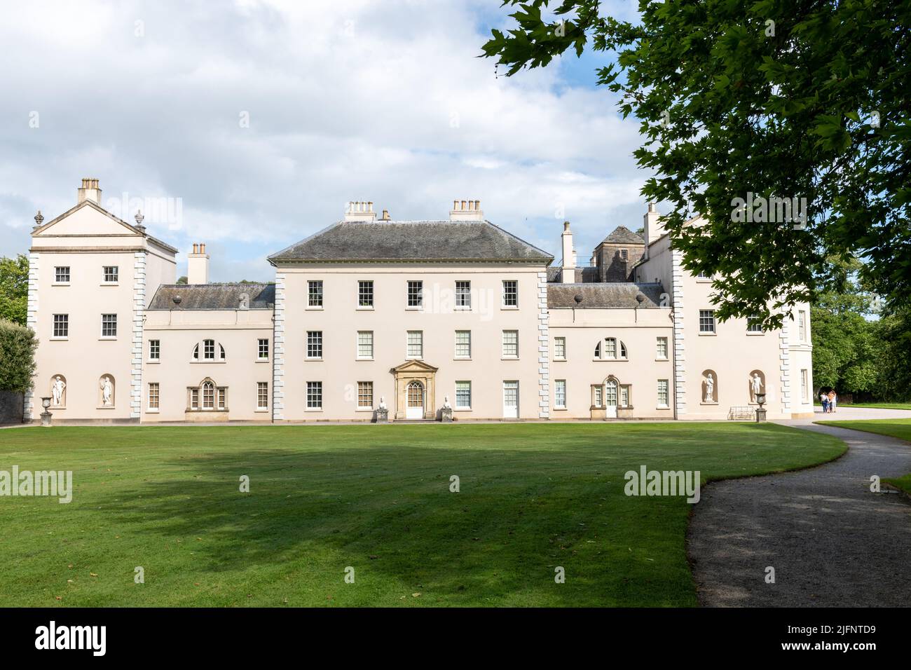 Plymouth.Devon.United Kingdom.August 6th 2021.View of the west front of ...